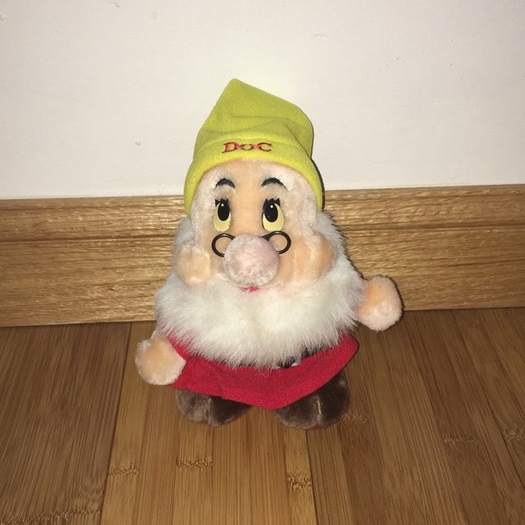 Disney | Toys | Nwt Vintage Snow White And The Seven Dwarfs Doc The Dwarf Plush | Poshmark